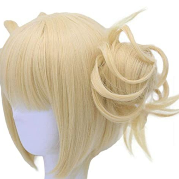Hair | Blonde Wigs Anime Cosplay Wigs Short Wavy Synth | Poshmark